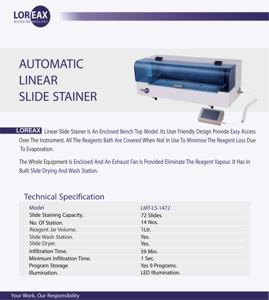 Linear Slide Stainer - loreaxmicrotechnology.com
